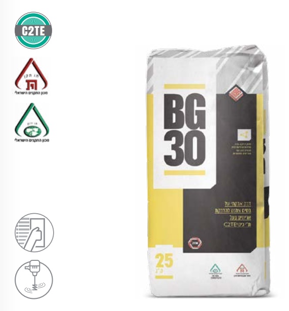 דבק צמנטי משופר 60 יחידות* בי ג'י בונד 30 BG BOND